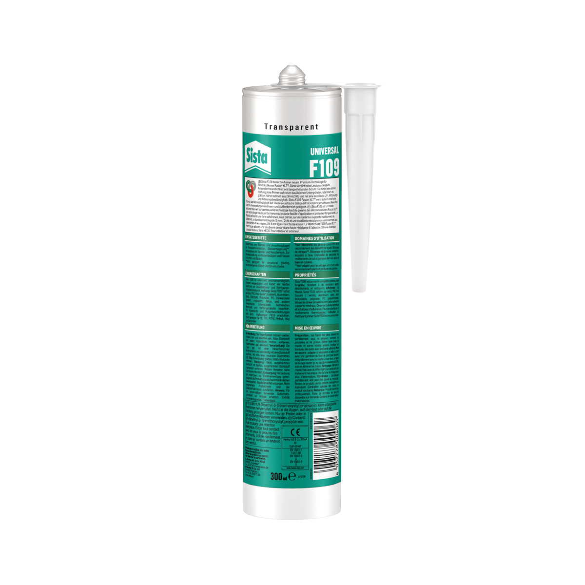 Henkel Sista Silikon Fusion XLT 300 ml F109 transparent SF9TR | cms-gruppe