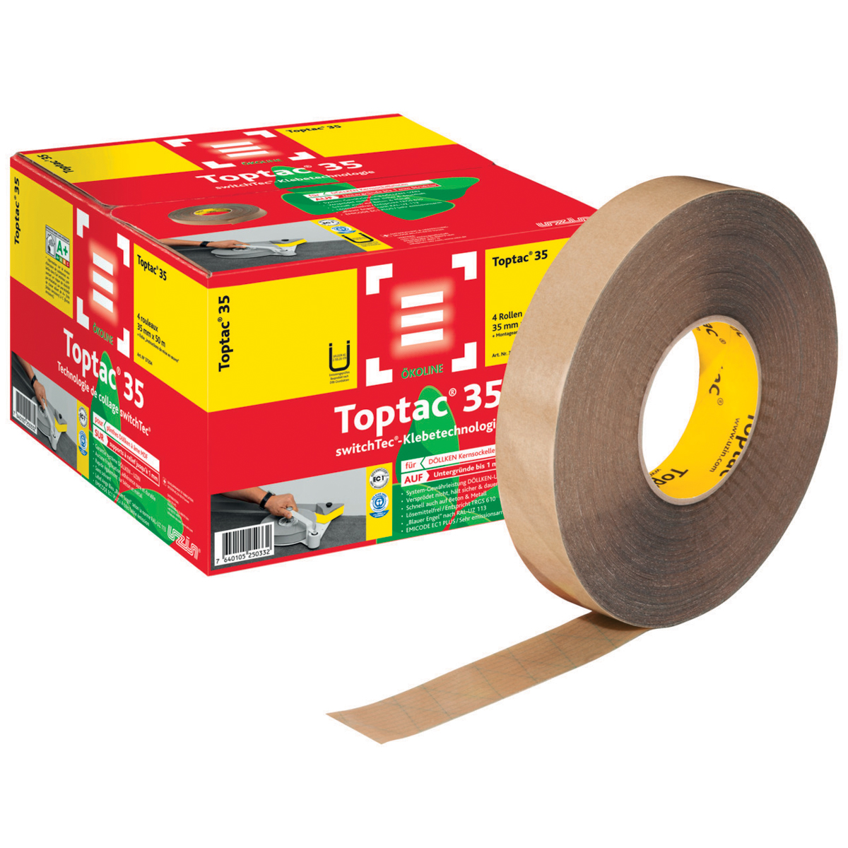 Uzin Siga Toptac 35 35mmx50m Nr. 37204 für Kernsockelleisten | spaeth24