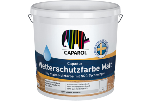 Capadur Wetterschutzfarbe Matt 10,0 lt Weiß | CMS Gruppe