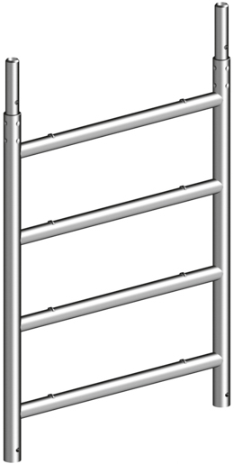Layher Standleiter 4 Sprossen, 1,00x0,75m #1297004 | Engel & Jung