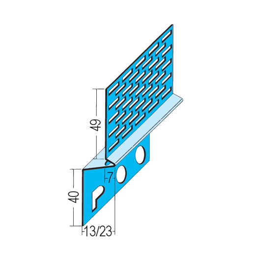 Protektor Putzabschlussprofil 1242 Dach 250cm | CMS Gruppe